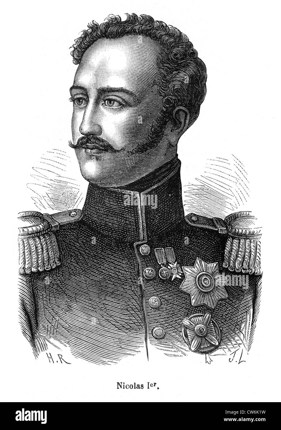 Nicolas the 1st Black and White Stock Photos & Images - Alamy