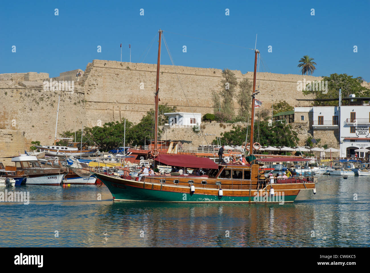 North Cyprus harbour Stock Photo - Alamy