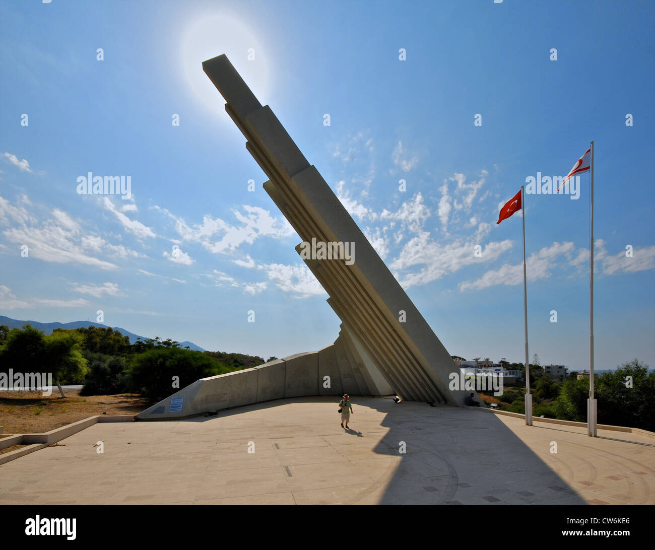 Military monument Northern Cyprus Stock Photo - Alamy
