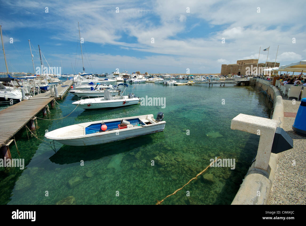 Paphos Harbour, Cyprus Stock Photo - Alamy
