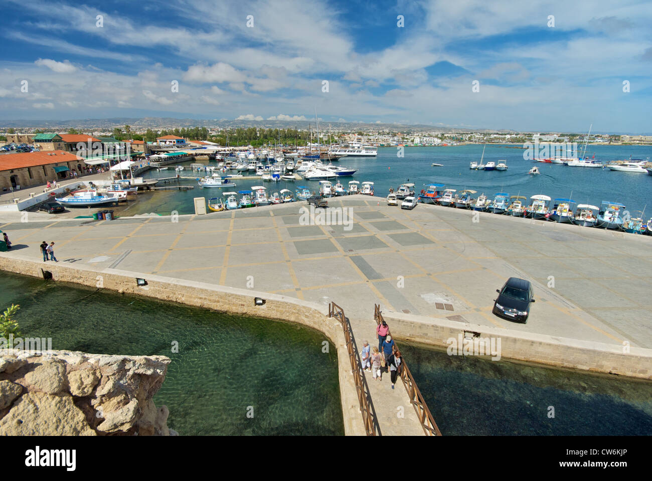 Paphos Harbour, Cyprus Stock Photo - Alamy