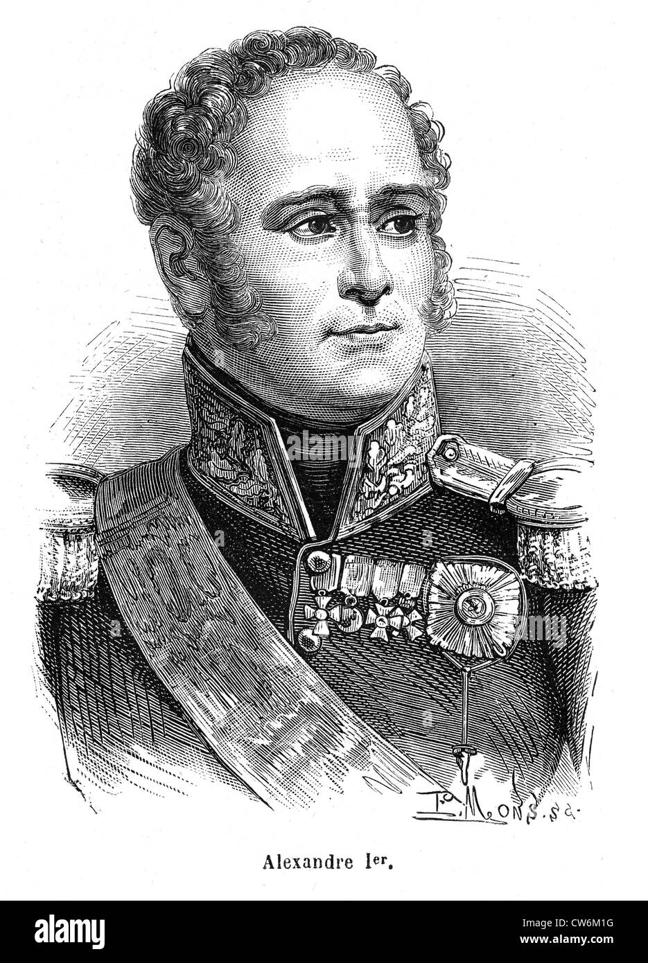 Emperor alexander i of russia Cut Out Stock Images & Pictures - Alamy