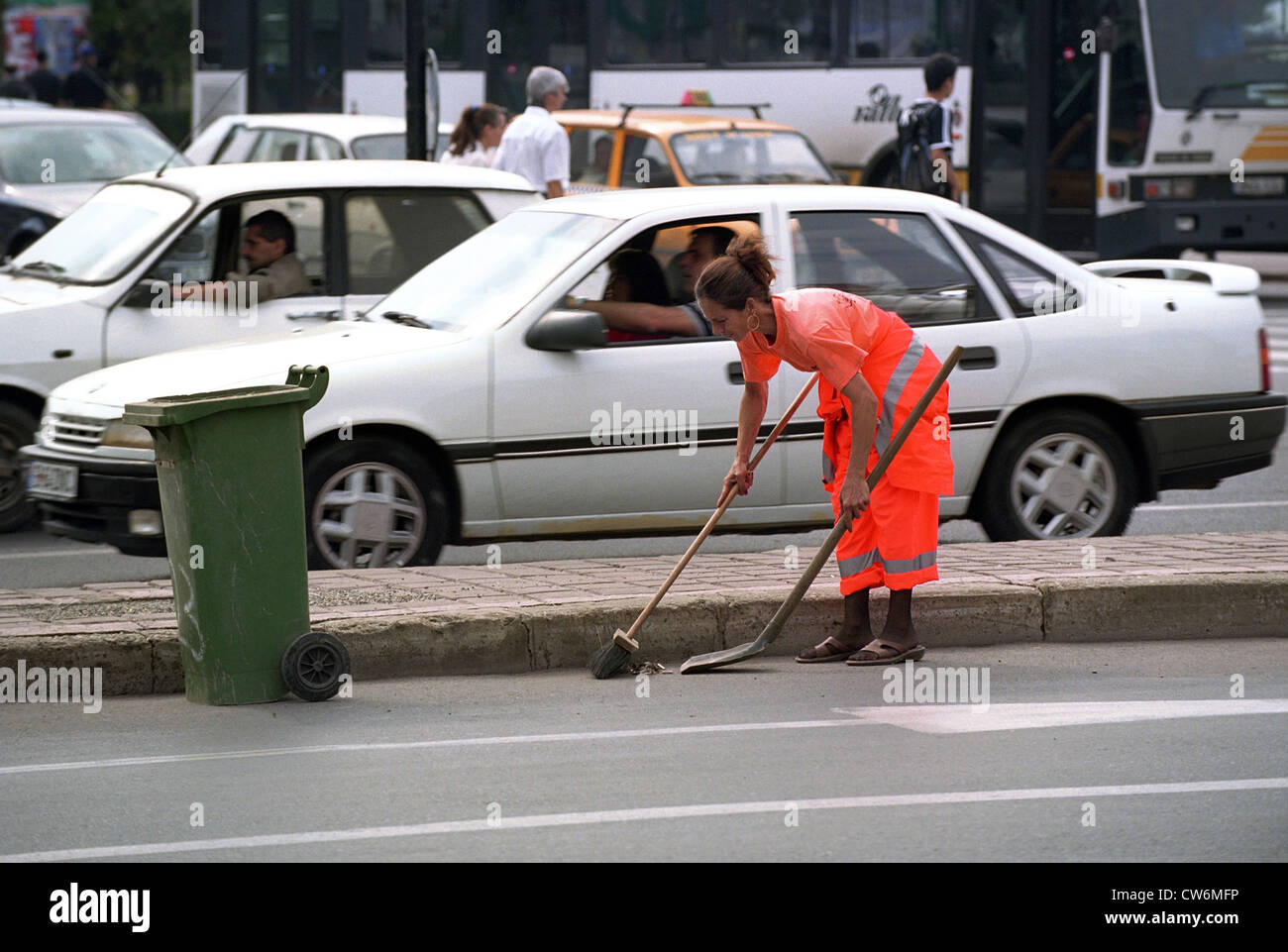 Road sweepers broom hi-res stock photography and images - Alamy