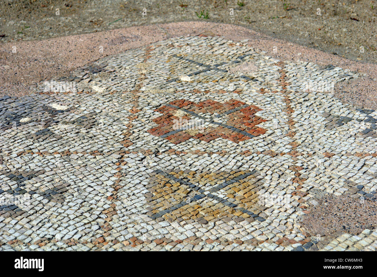 Gaulle-roman excavation villa of Seviac Stock Photo - Alamy