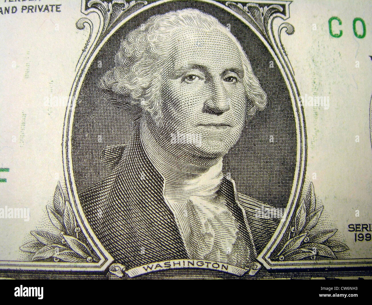 George washington note hi-res stock photography and images - Alamy