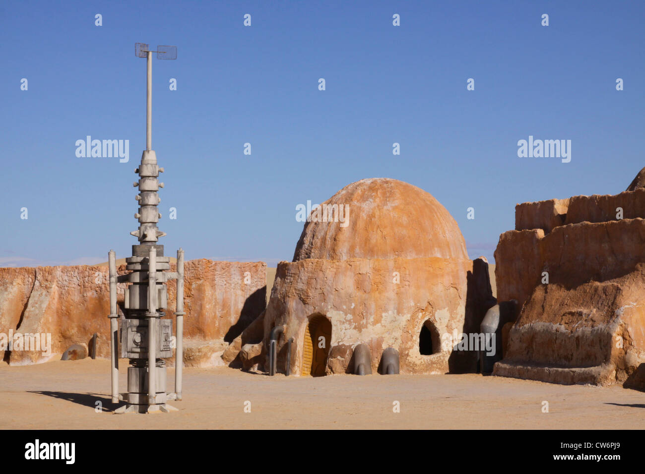 film set of Star Wars near Nafta, Tunisia, Nefta, Nafta Stock Photo - Alamy