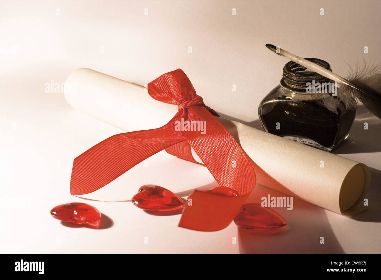 writing of a love message Stock Photo - Alamy