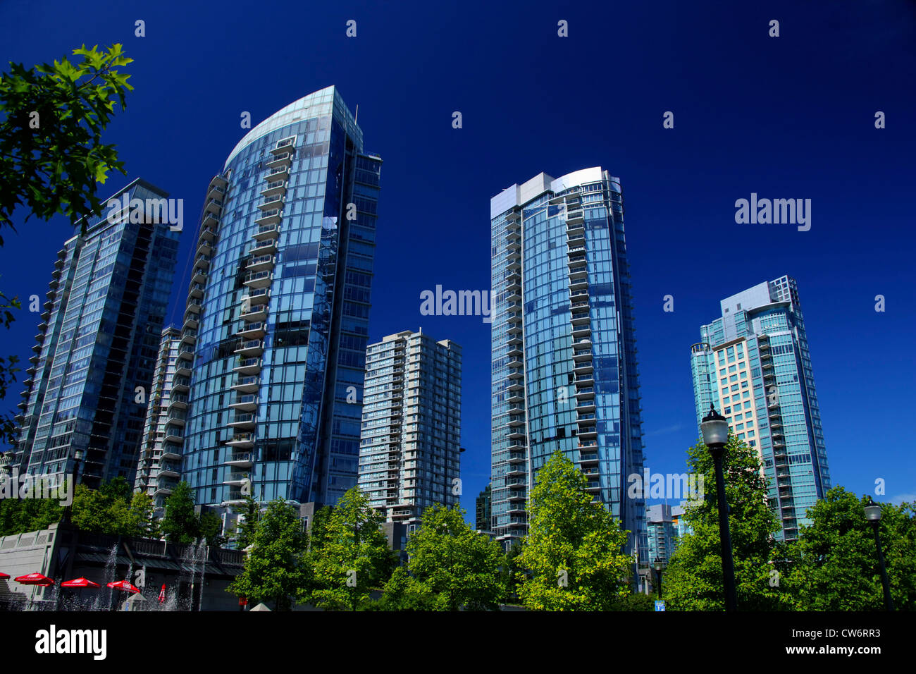 skyscrapers in Vancouver Downtown, Canada, Vancouver Stock Photo - Alamy