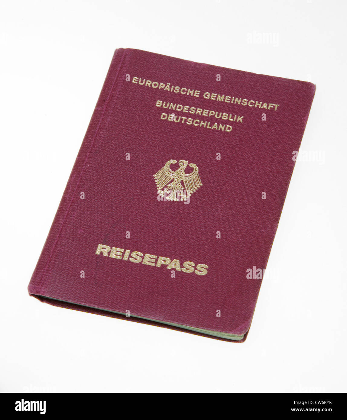 Passport of the federal republic of germany hi-res stock photography ...