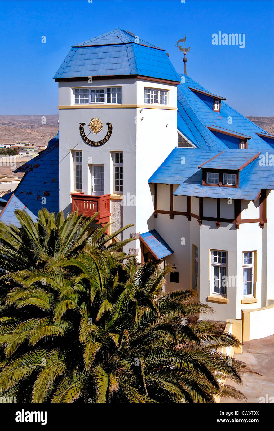 Colonial german building in luederitz hi-res stock photography and ...