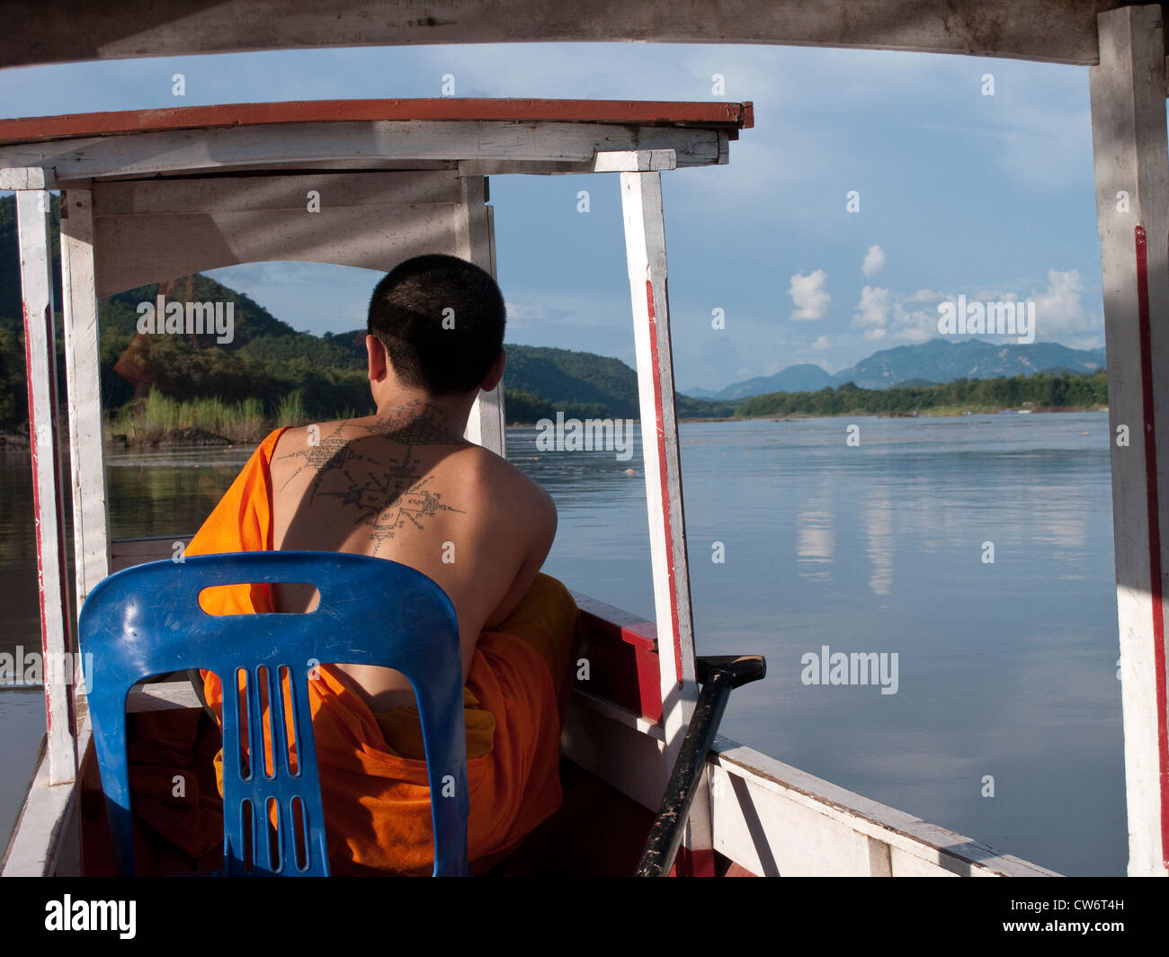 Vat Kok Bap. Luang Prabang, Laos. The Sak Yan (protection tattoos ...
