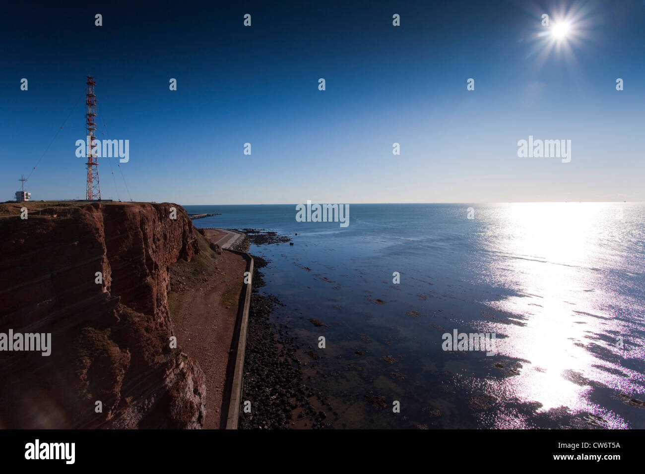 Lighthouse on the cliffs of helgoland hi-res stock photography and ...