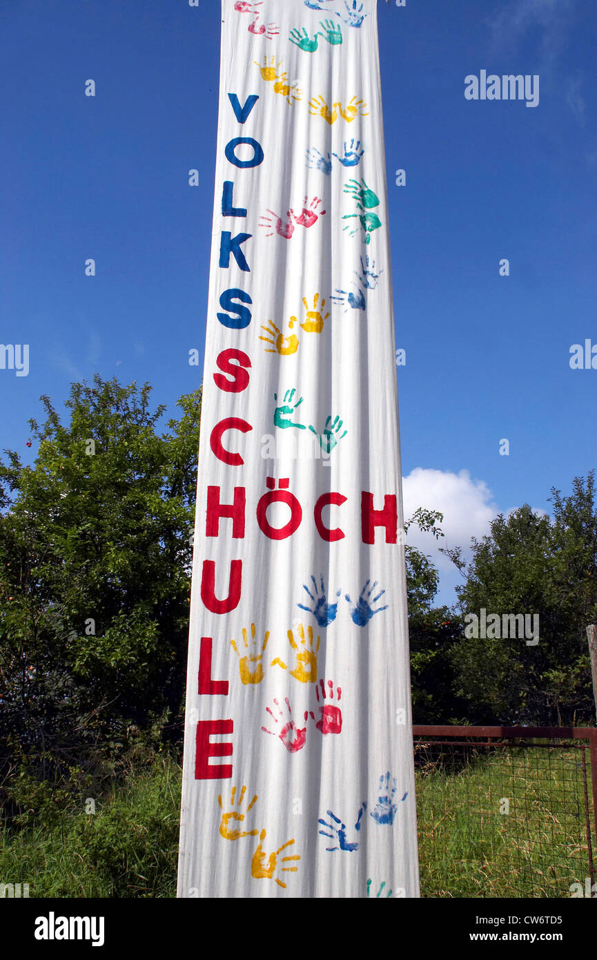 Cloth banner hi-res stock photography and images - Alamy