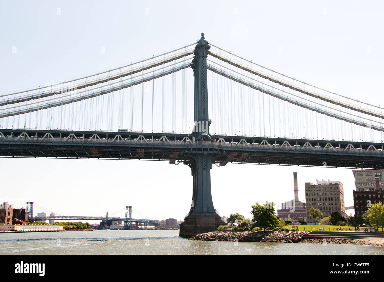 Brooklyn bridge from manhattan side hi-res stock photography and images ...