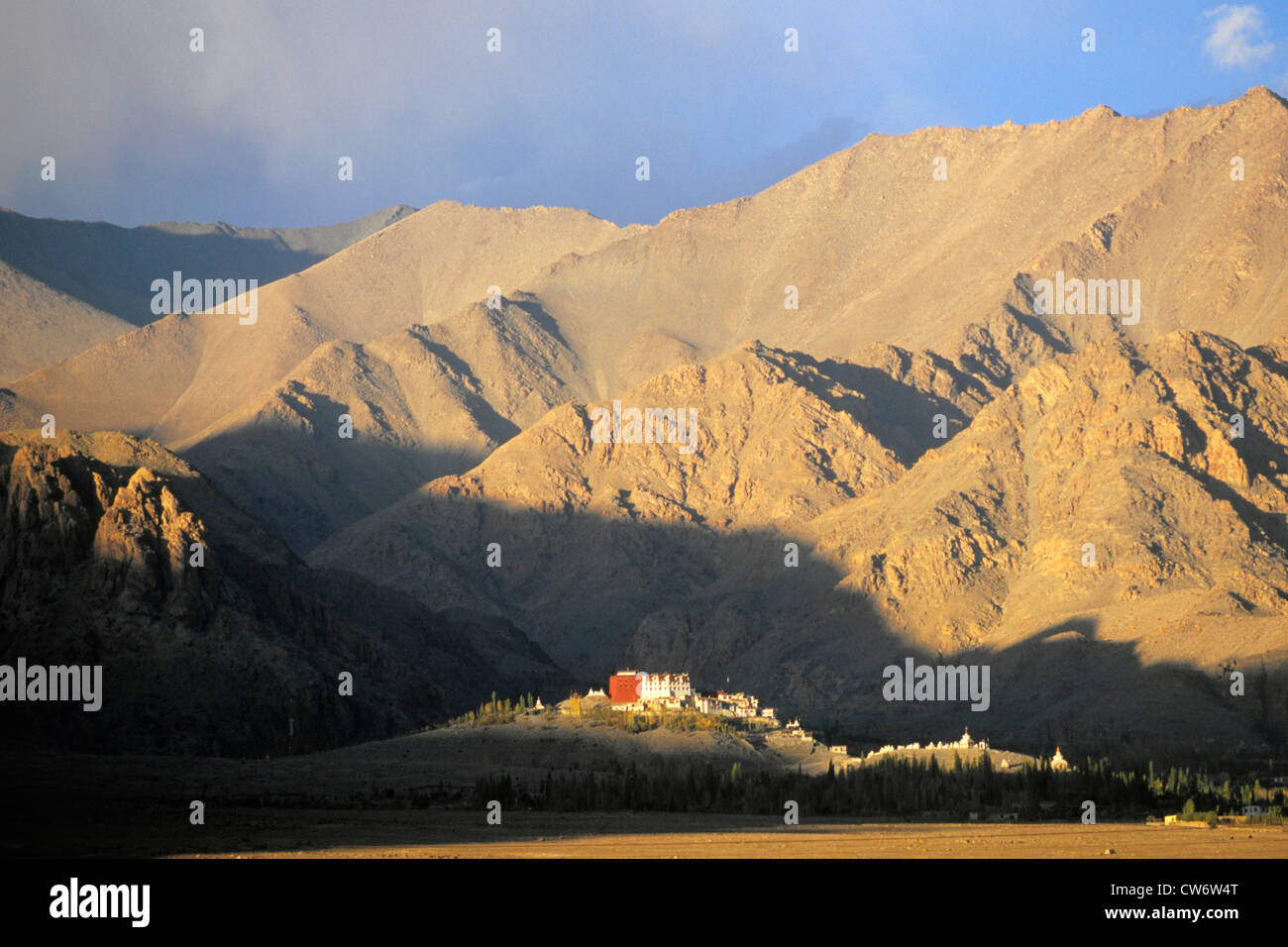 India, Jammu & Kashmir, Ladakh, Phyang Gompa tibetan buddhist monastery ...