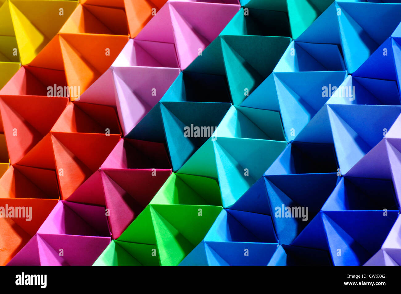 folded colourful paper Stock Photo - Alamy
