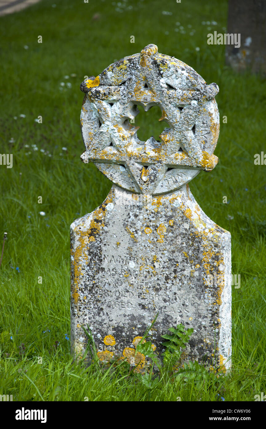 Star of David on grave stone Stock Photo - Alamy