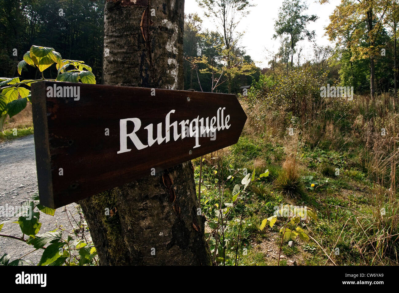 Signpost to the ruhr well hi-res stock photography and images - Alamy