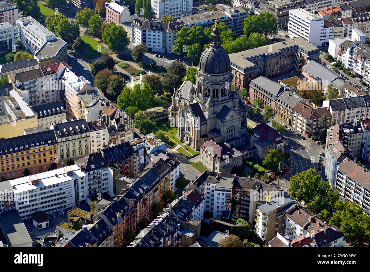 Christ church, Christuskirche, Germany, Rhineland-Palatinate, Mainz ...
