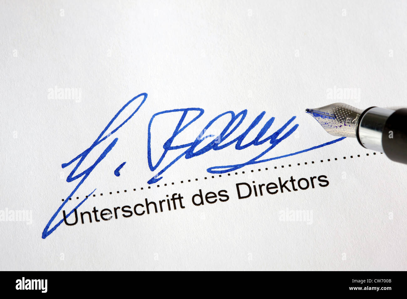 Signature hi-res stock photography and images - Alamy