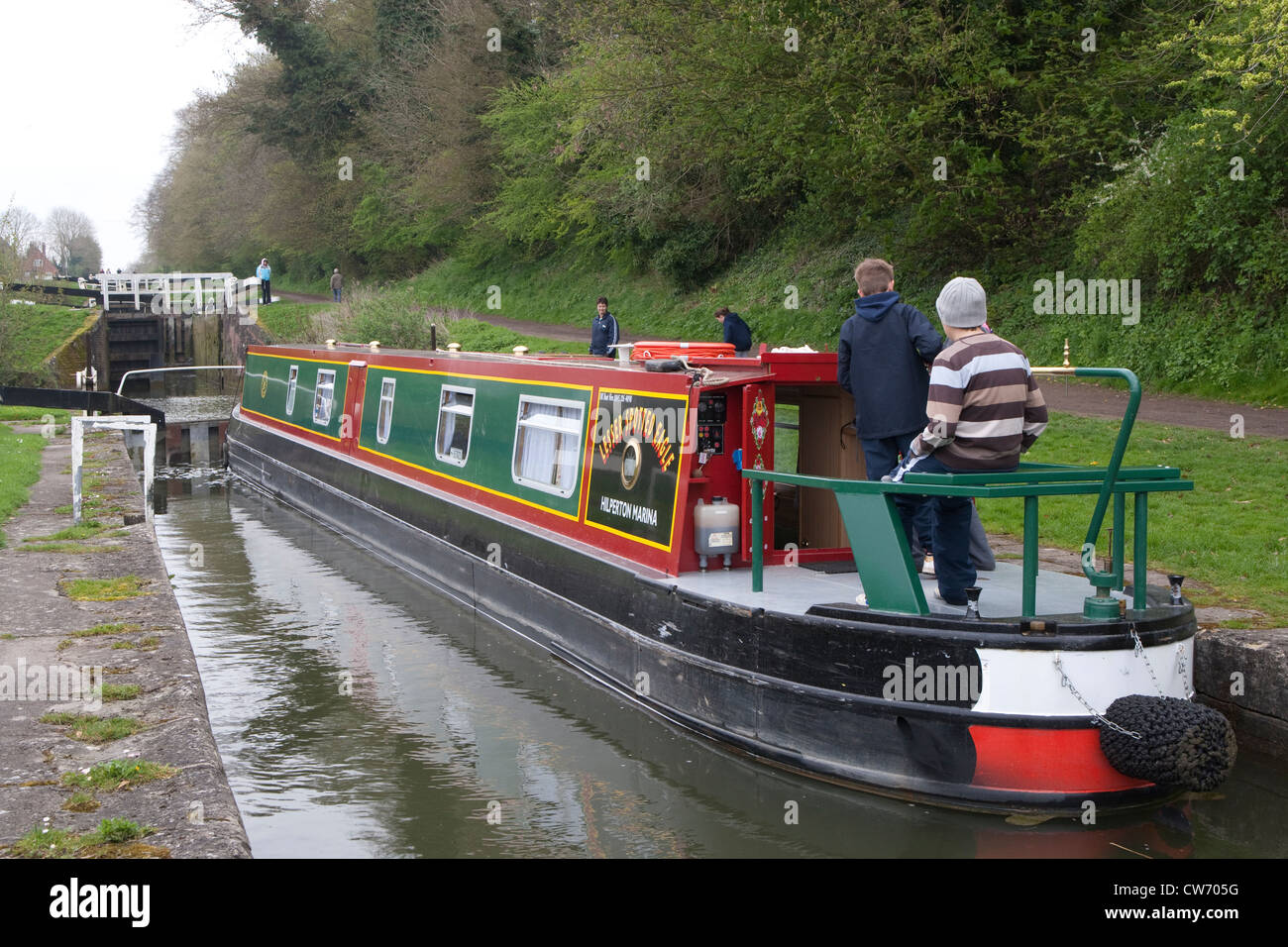 Devizes: Kennet & Avon Canal - Caen Hill [29] Locks Stock Photo - Alamy