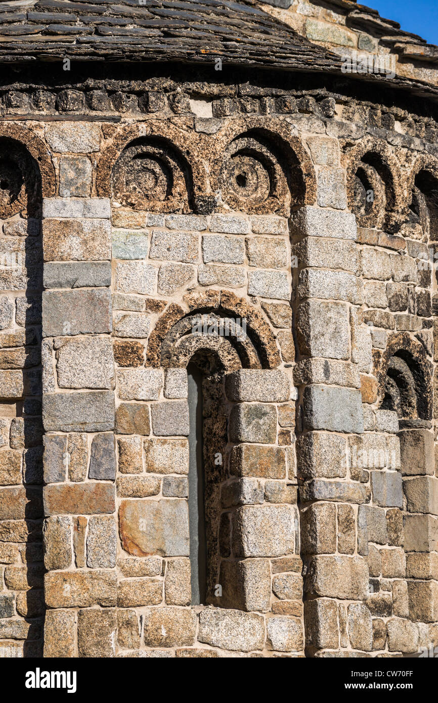 Romanesque church Santa María de Taüll, Vall de Boí, Spain. Recognized ...