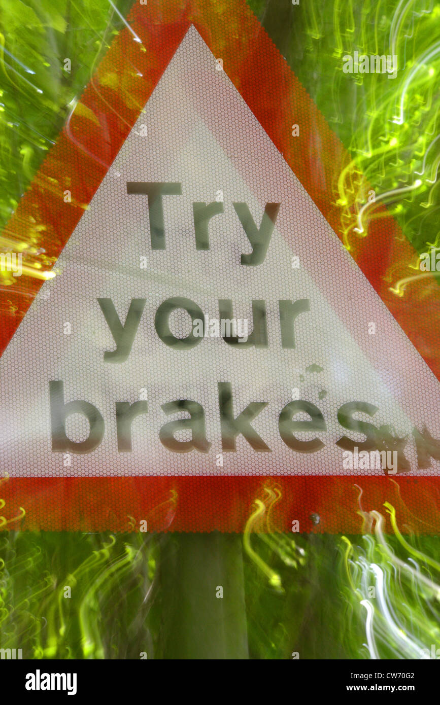 Uk car approaching stop High Resolution Stock Photography and Images ...
