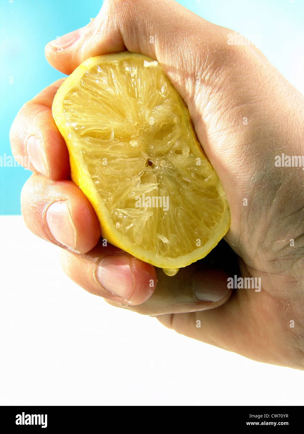 Lemon Being Squeezed High Resolution Stock Photography and Images - Alamy