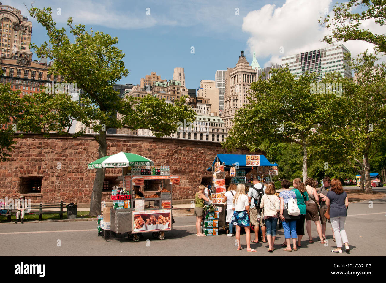 Castle Clinton National Monument Battery Park New York City Financial ...
