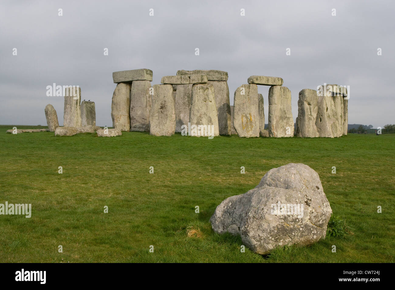 Stonehenge: main stone circle Stock Photo - Alamy