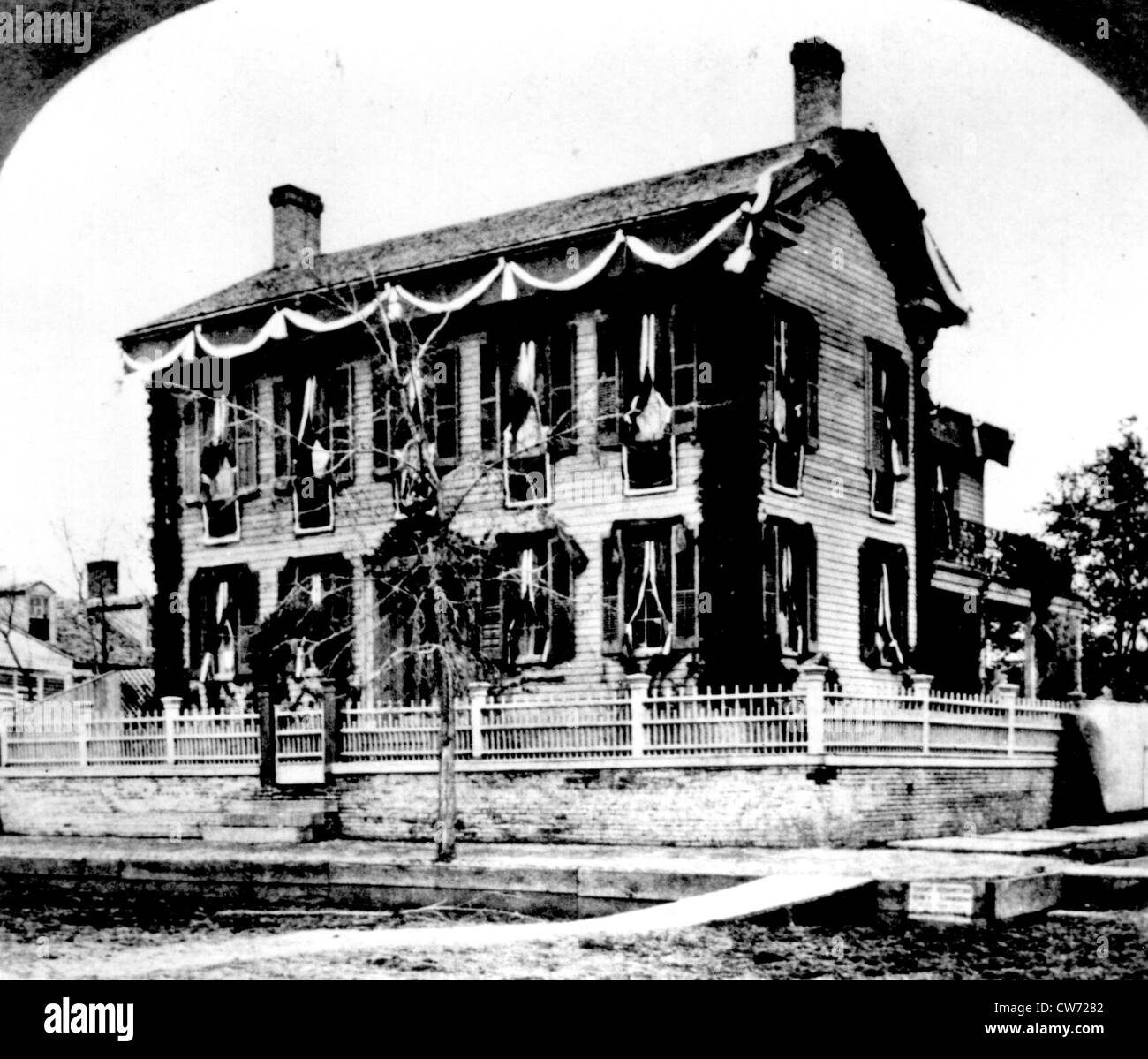 House of Lincoln (1809-1865) after its assassination Stock Photo - Alamy