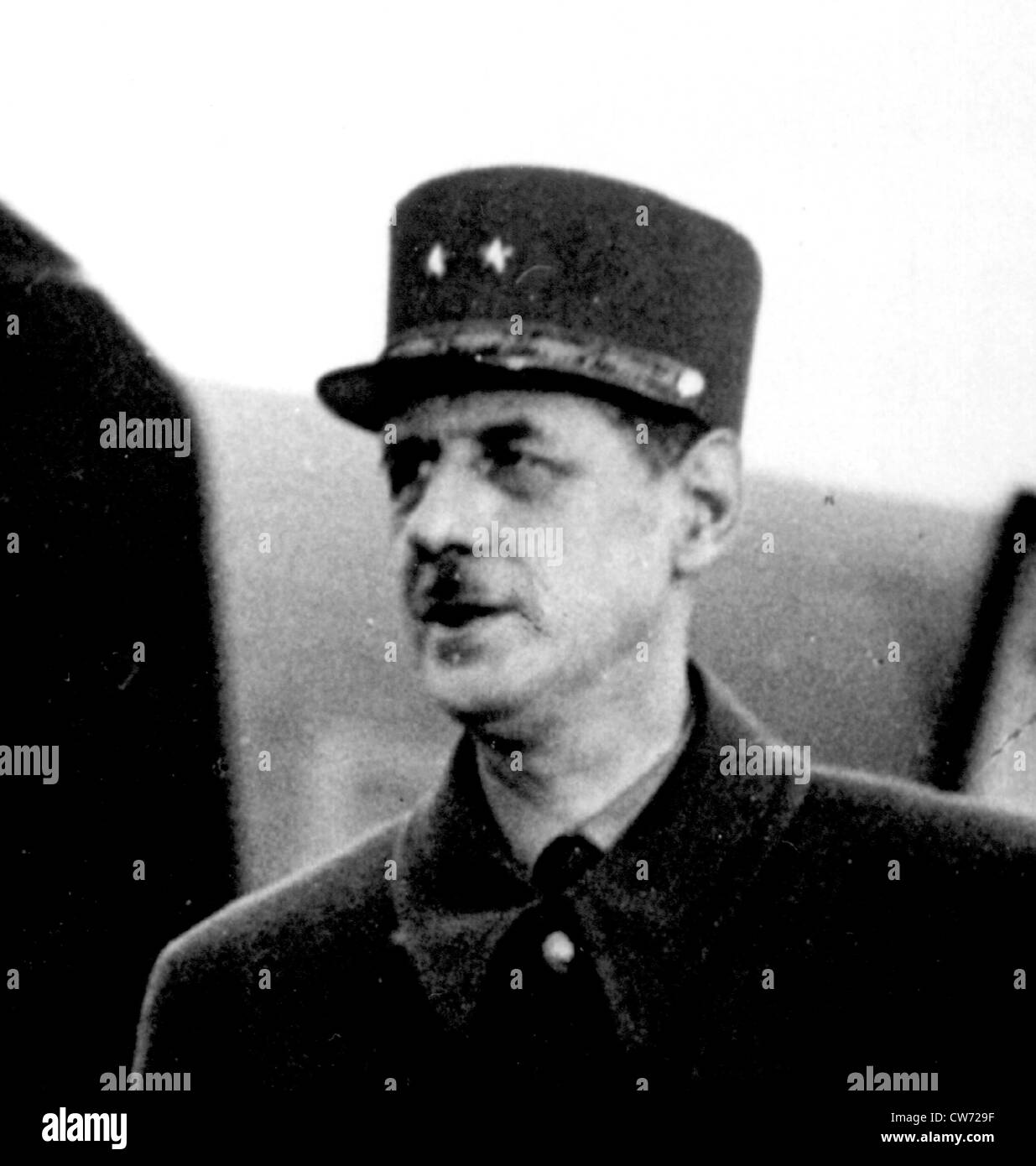 General de Gaulle (1890-1970), close-up Stock Photo - Alamy