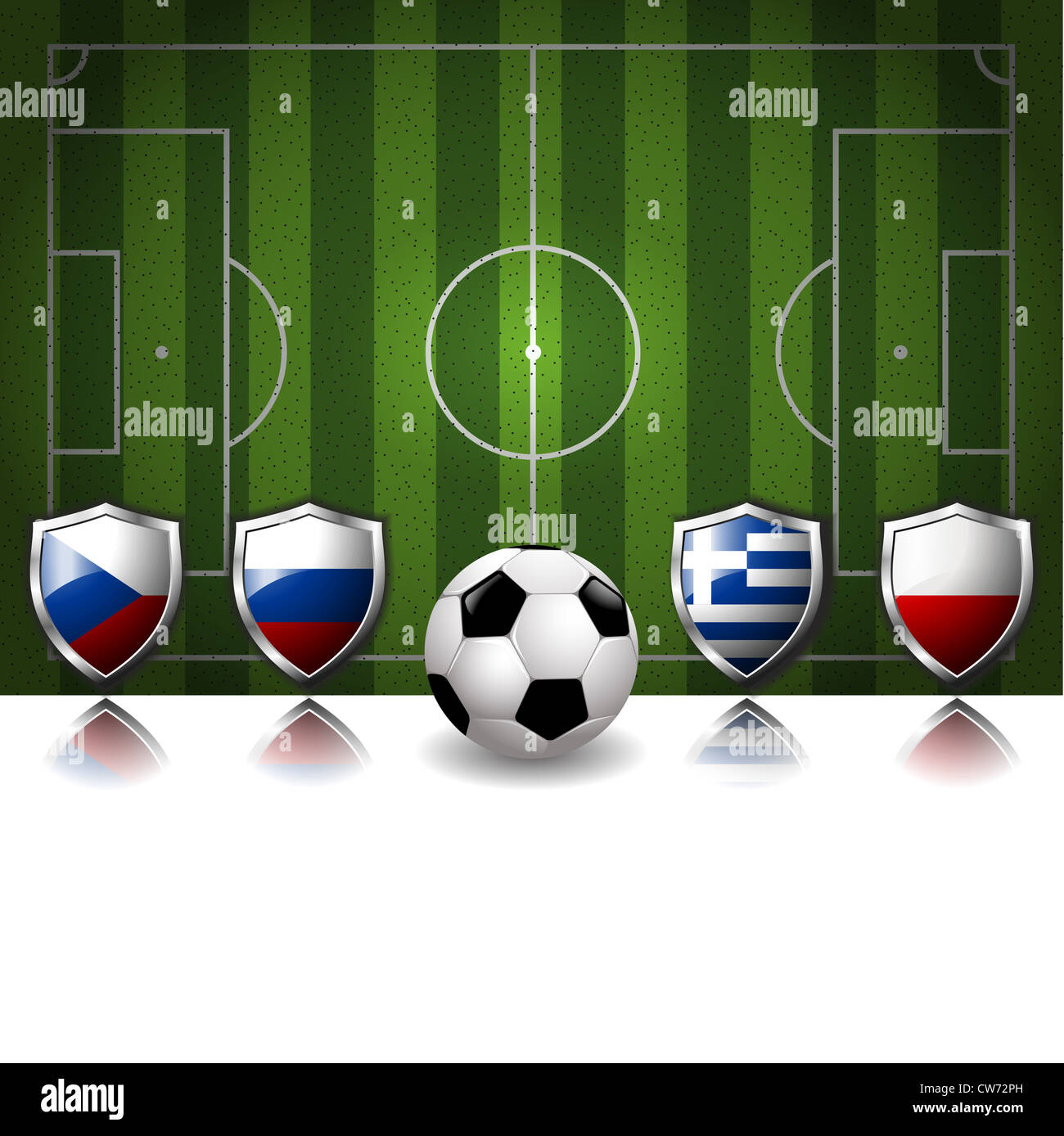 Participating Group A of Europe s biggest soccer competition Stock ...