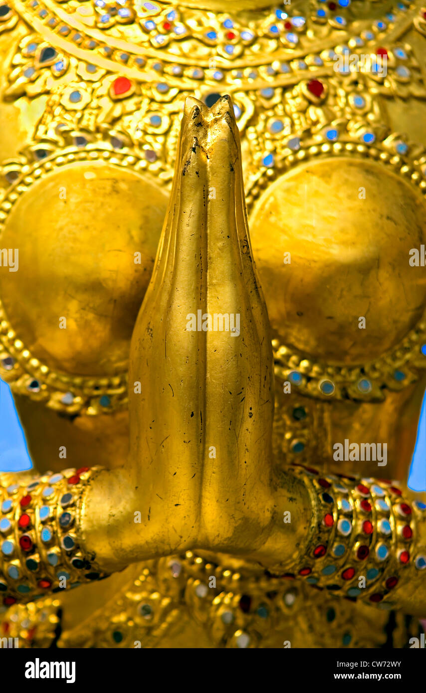 A typical buddhist hand gesture hi-res stock photography and images - Alamy