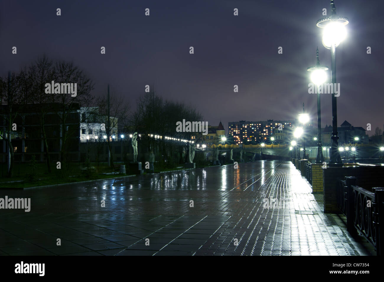 the night view Stock Photo - Alamy