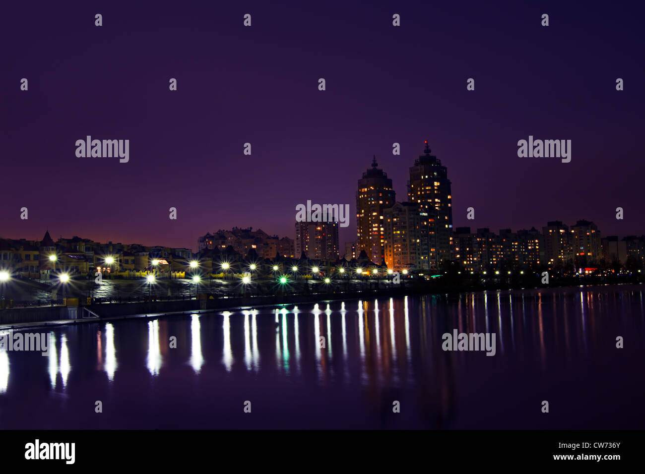 the night view Stock Photo - Alamy