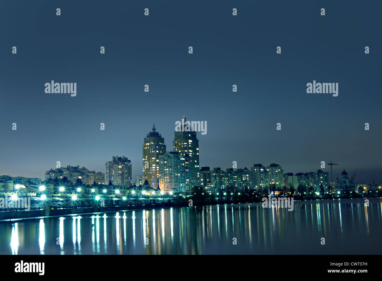the night view Stock Photo - Alamy