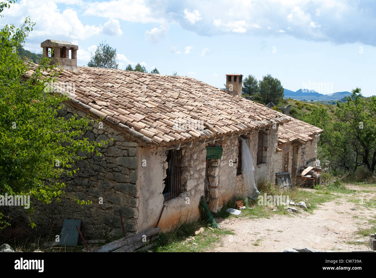 abandoned village, Vall de Laguar, Benimaurell province of Alicante ...