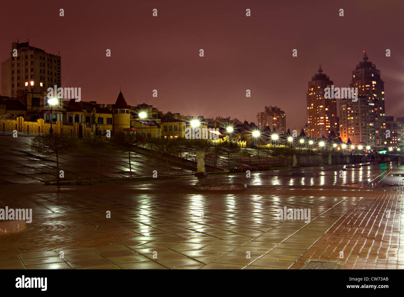 the night view Stock Photo - Alamy