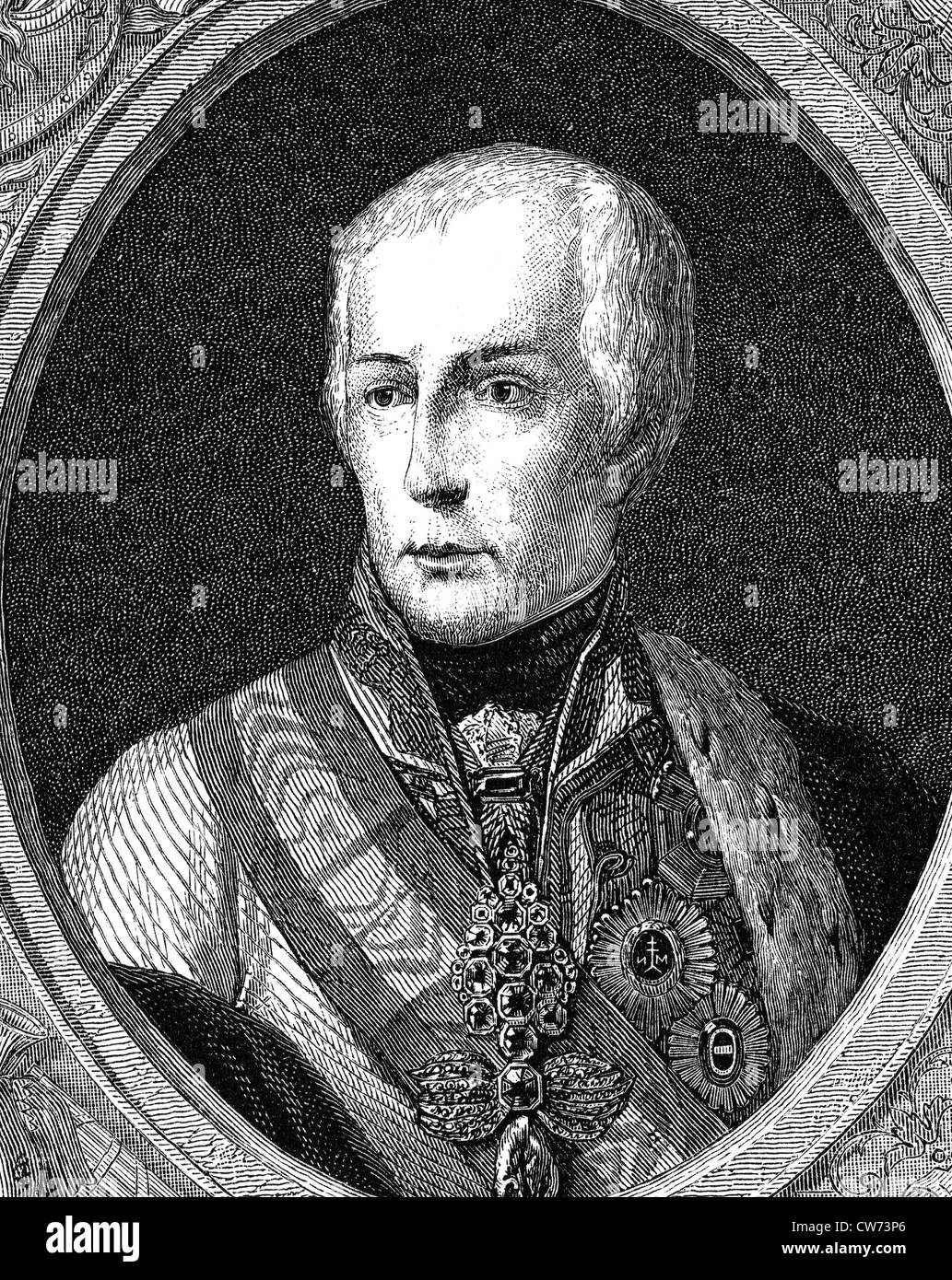 Portrait of francis i king of france Black and White Stock Photos ...