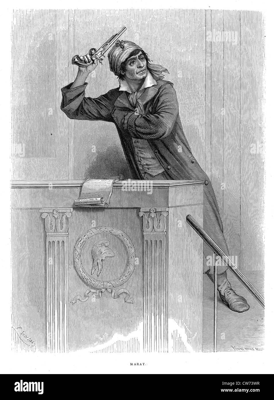 Marat portrait hi-res stock photography and images - Alamy