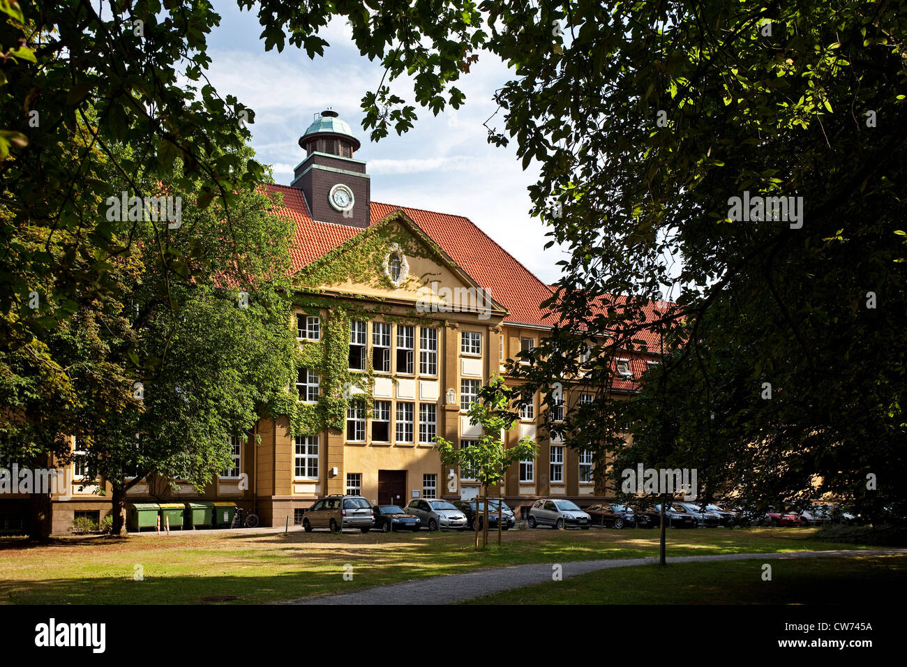 town hall in Datteln, Germany, North Rhine-Westphalia, Ruhr Area ...