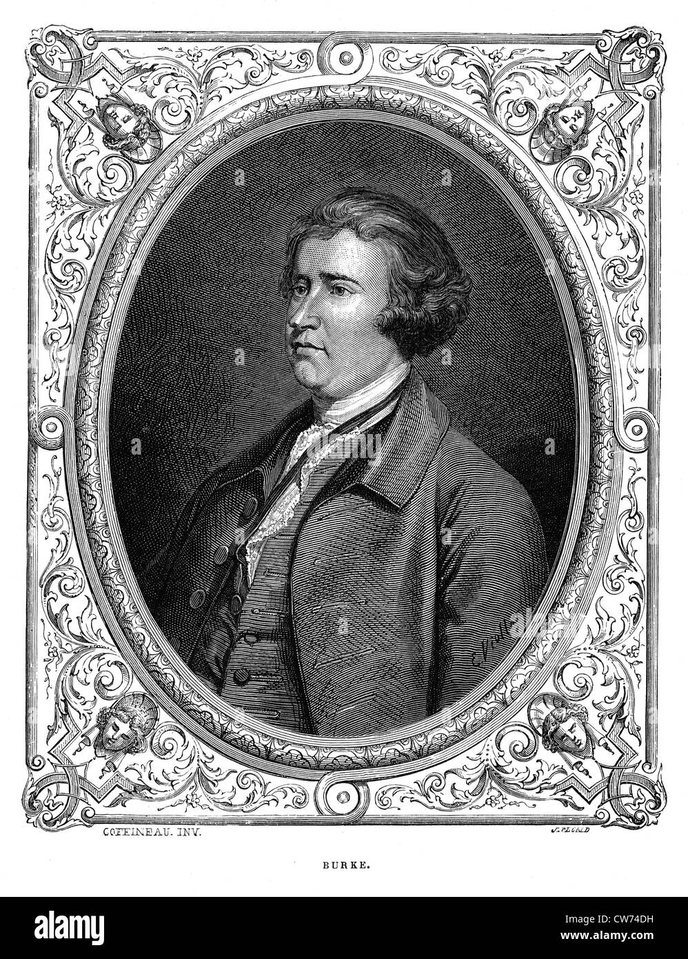 Edmund burke philosopher Black and White Stock Photos & Images - Alamy