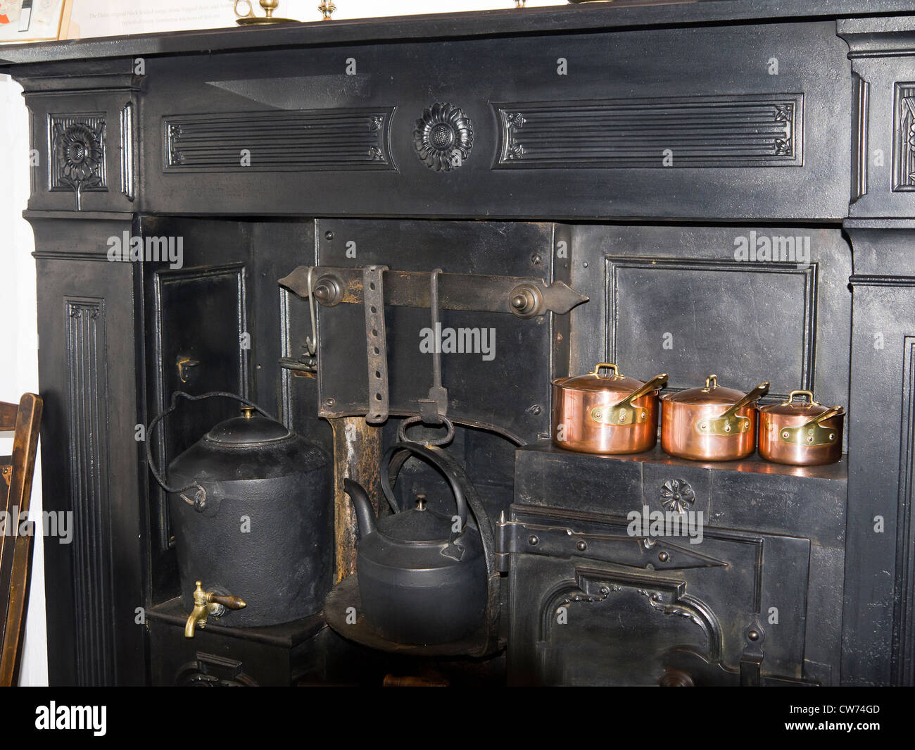 Yorkshire Kitchen range inHawes North Yorkshire England Stock Photo - Alamy