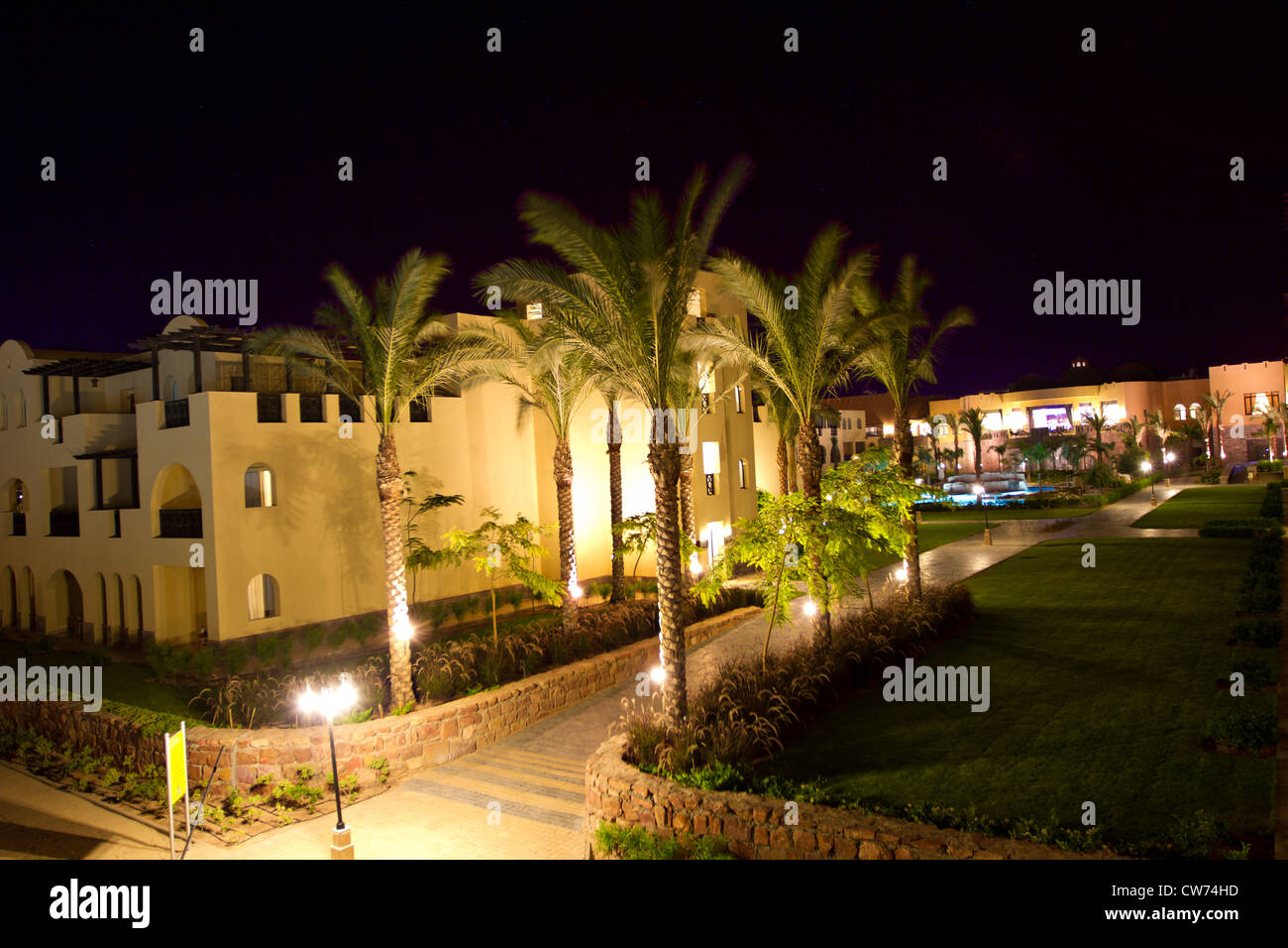 View Evening Scene. Sunset on the beach Stock Photo - Alamy
