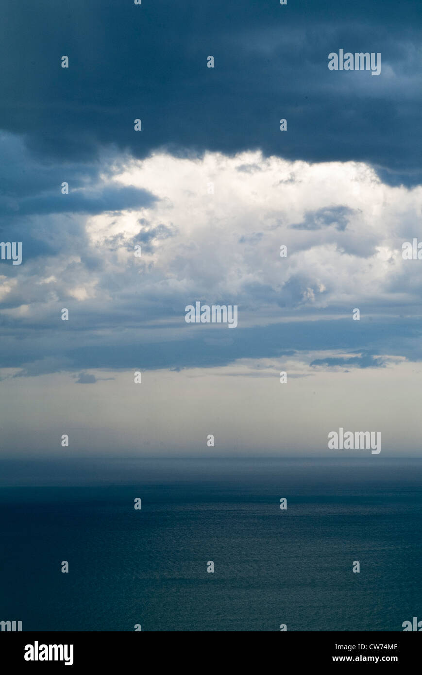 Storm clouds over the sea Stock Photo - Alamy