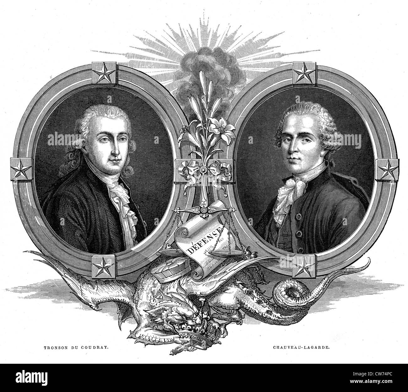 Tronson of Coudray and Chauveau Lagarde Stock Photo - Alamy