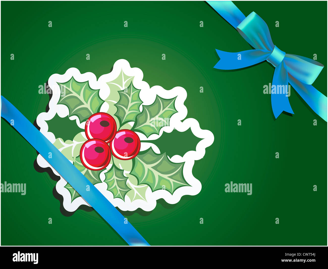 Silver christmas bell design holly hi-res stock photography and images ...