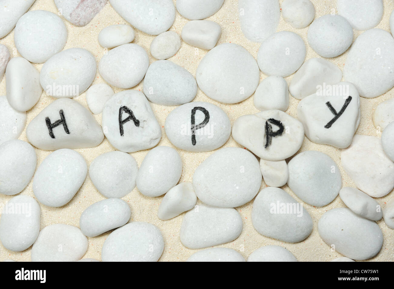 Happy word hi-res stock photography and images - Alamy