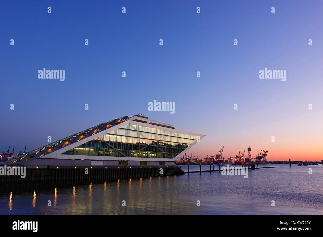 Hamburg germany dockland office buildings hi-res stock photography and ...